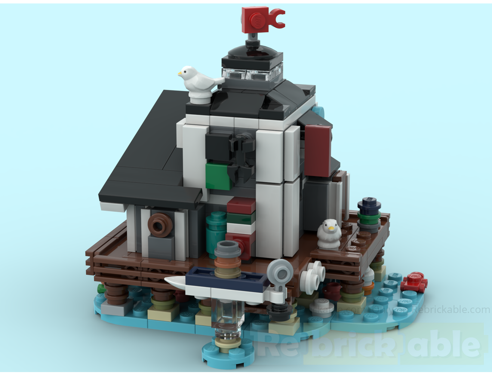 Lego Moc Harbormasters Office Mini Build By Zsobricks Rebrickable