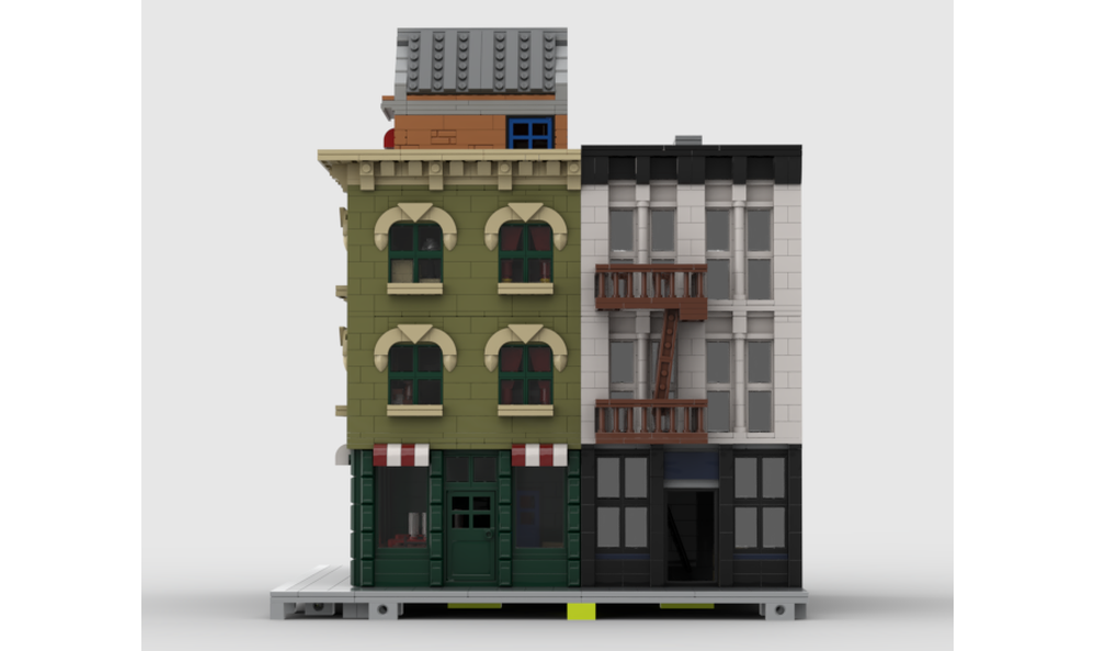 LEGO MOC 10308 holiday main street modular by ZealotLego | Rebrickable ...