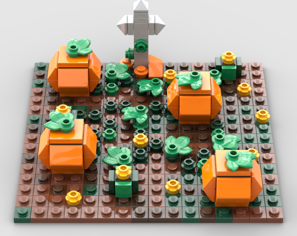 LEGO MOC Haunted pumpkin patch by RightBrick | Rebrickable - Build with ...