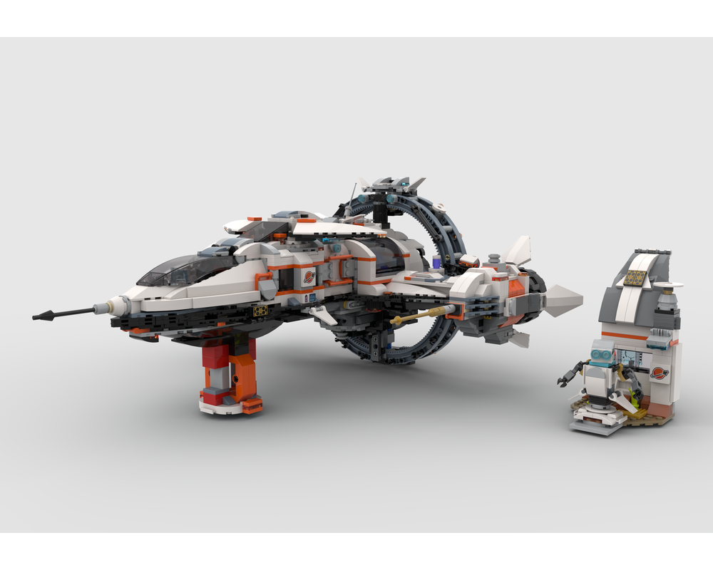 LEGO MOC Interstellar Starship by BrickVink | Rebrickable - Build with LEGO