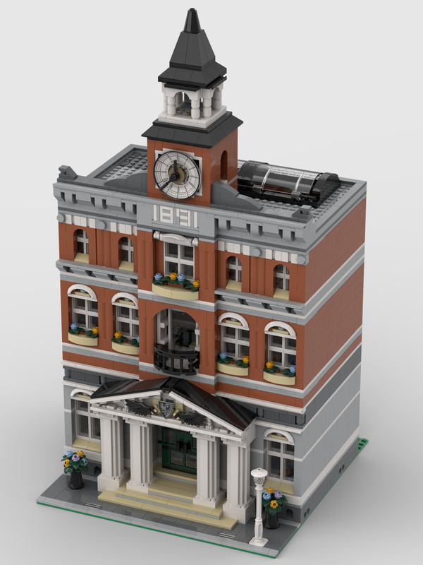 LEGO MOC MOC - Town Hall 2024 by Alphonse42 | Rebrickable - Build with LEGO