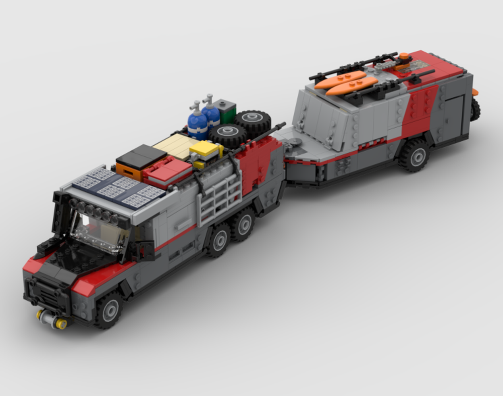 LEGO MOC 6 x 6 Land Rover and off road trailer by Tertius1 ...