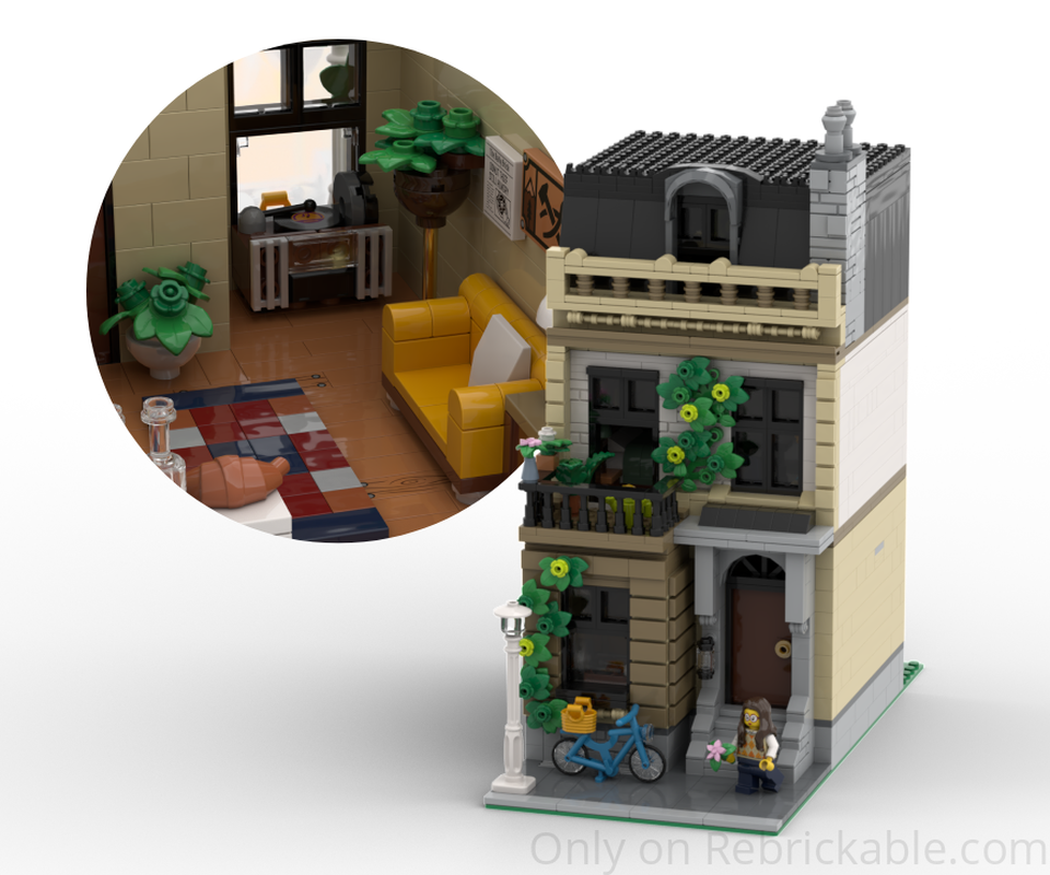 LEGO MOC the Botanist's Townhouse by rebelnili | Rebrickable - Build ...