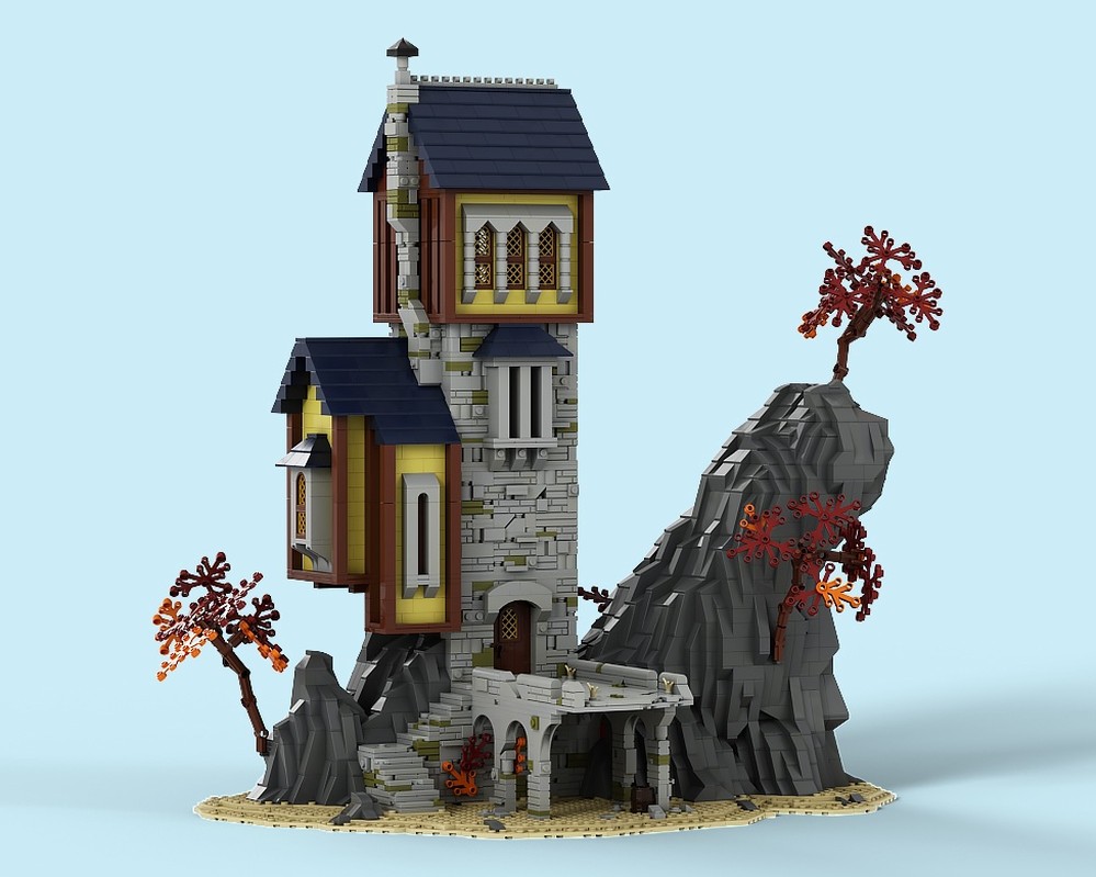 LEGO MOC Medieval Tower by xiaowang | Rebrickable - Build with LEGO