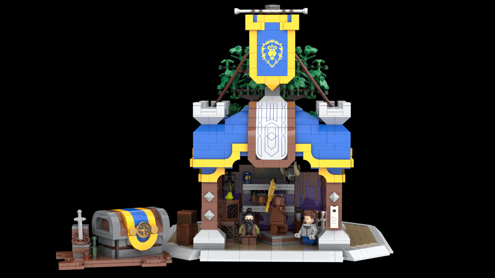 LEGO MOC Stormwind Trading Post by Brickstarve | Rebrickable - Build ...