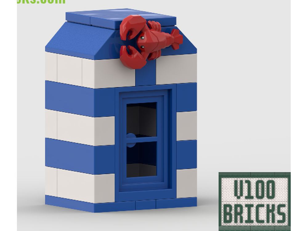 LEGO MOC Beachfront Scene with Lighthouse by v100Bricks | Rebrickable ...