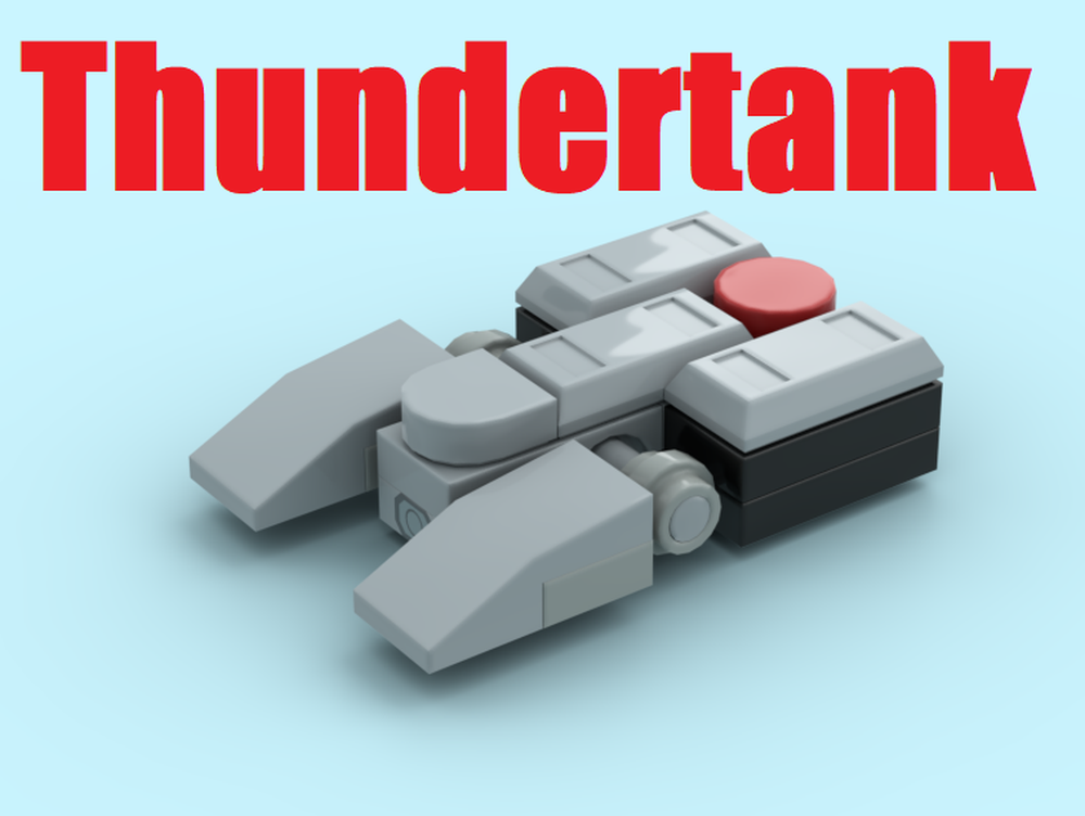 LEGO MOC Mico scale Thundertank, Thundercats by medleyj | Rebrickable ...