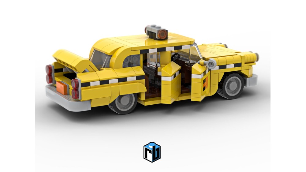 LEGO MOC New York Checker Cab (A11) by RollingBricks | Rebrickable ...