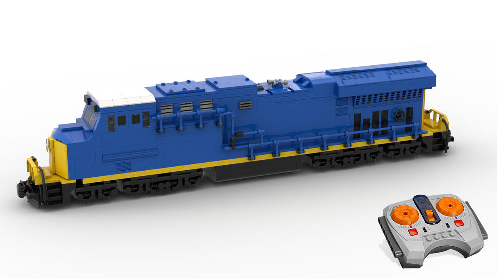 LEGO MOC Locomotive Diesel - CSX ET44AH - MOC by Mimi68 | Rebrickable - Build with LEGO