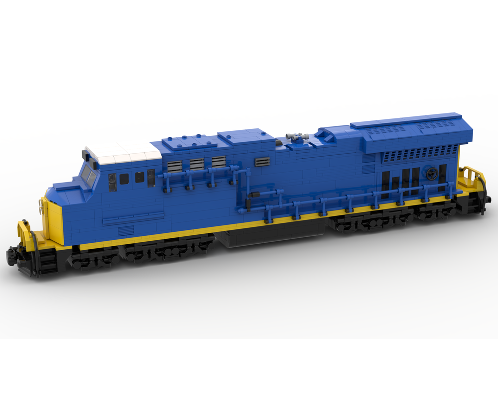 LEGO MOC Locomotive Diesel - CSX ET44AH - MOC by Mimi68 | Rebrickable - Build with LEGO