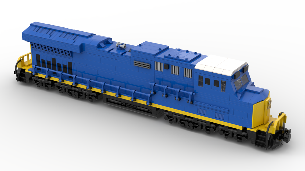LEGO MOC Locomotive Diesel - CSX ET44AH - MOC by Mimi68 | Rebrickable - Build with LEGO
