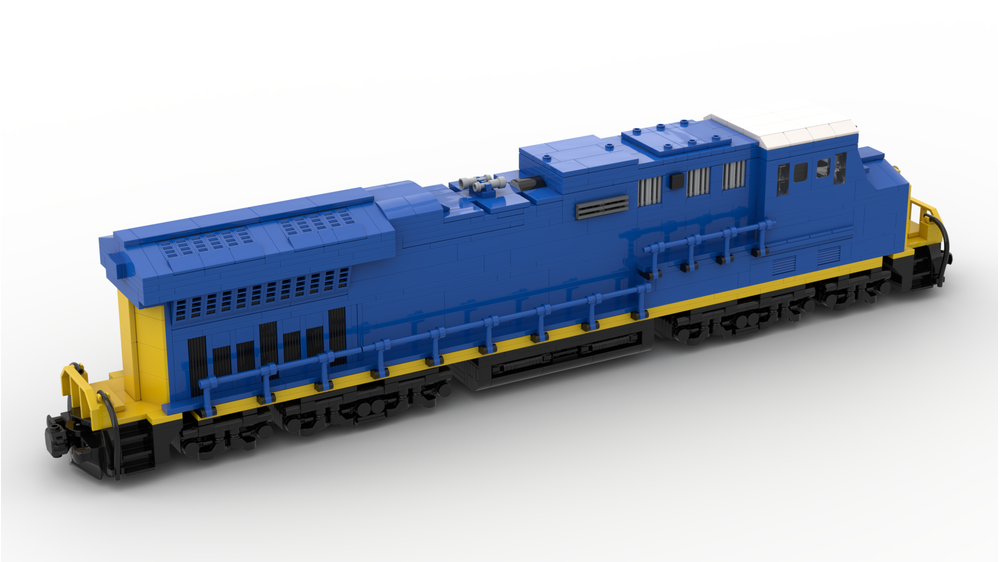 LEGO MOC Locomotive Diesel - CSX ET44AH - MOC by Mimi68 | Rebrickable - Build with LEGO