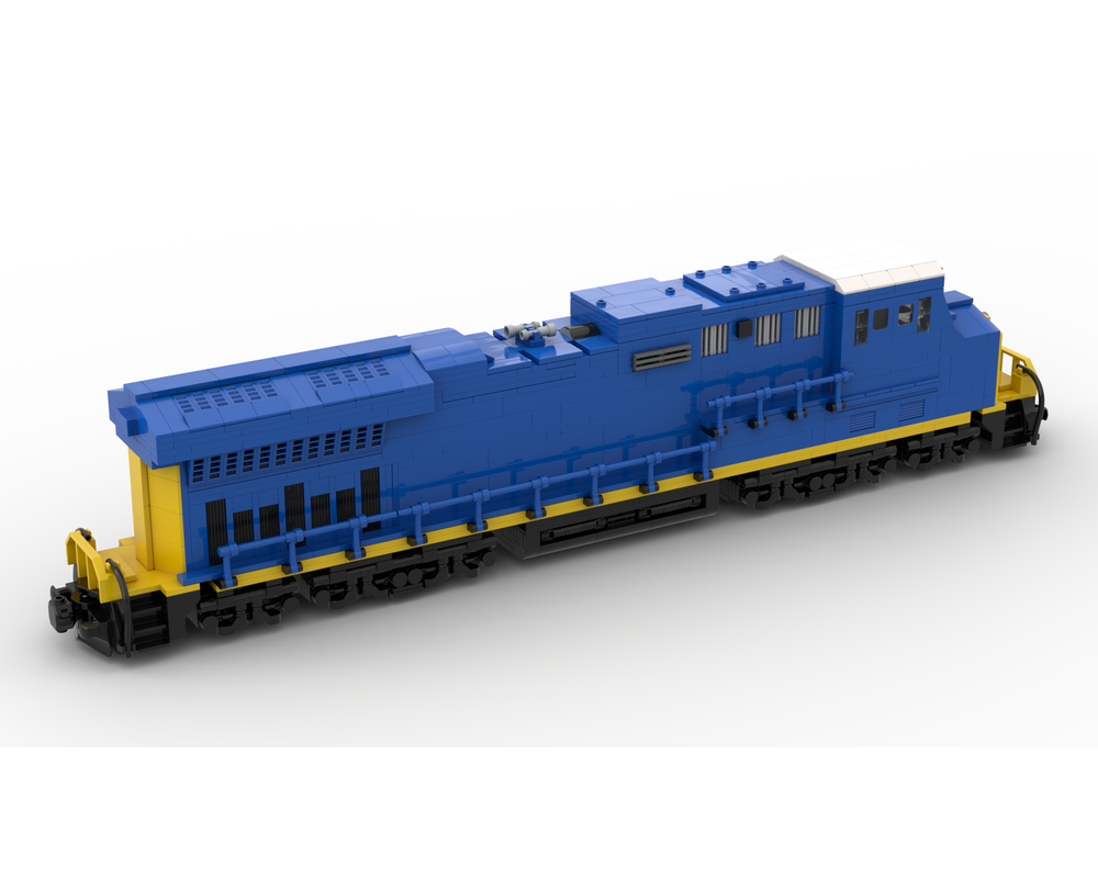 LEGO MOC Locomotive Diesel - CSX ET44AH - MOC by Mimi68 | Rebrickable ...