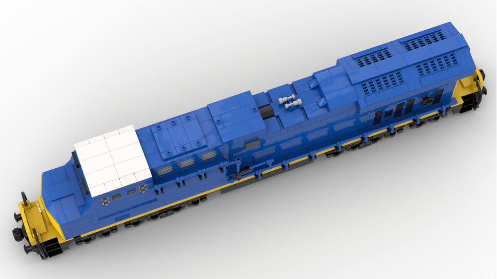 LEGO MOC Locomotive Diesel - CSX ET44AH - MOC by Mimi68 | Rebrickable - Build with LEGO