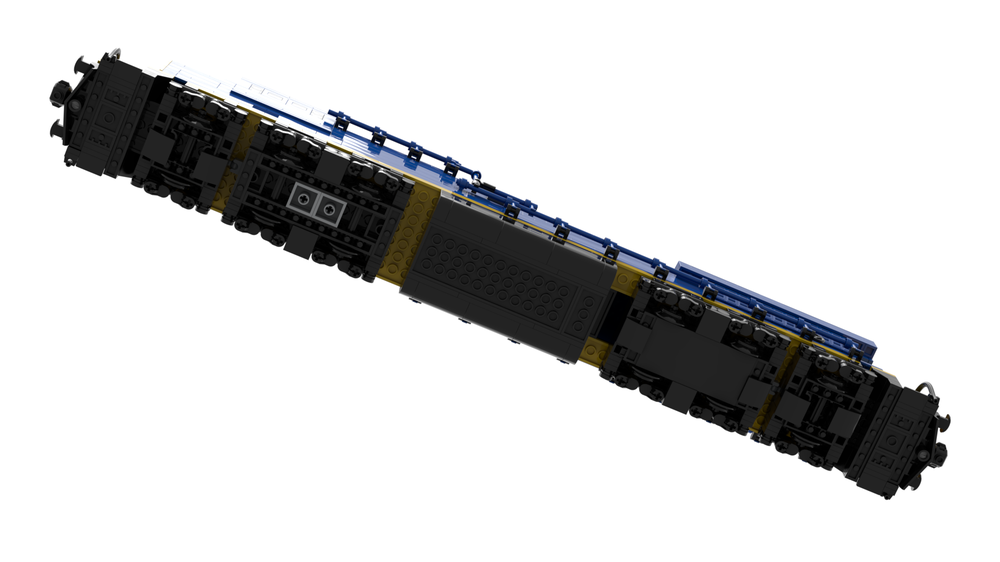 LEGO MOC Locomotive Diesel - CSX ET44AH - MOC by Mimi68 | Rebrickable - Build with LEGO