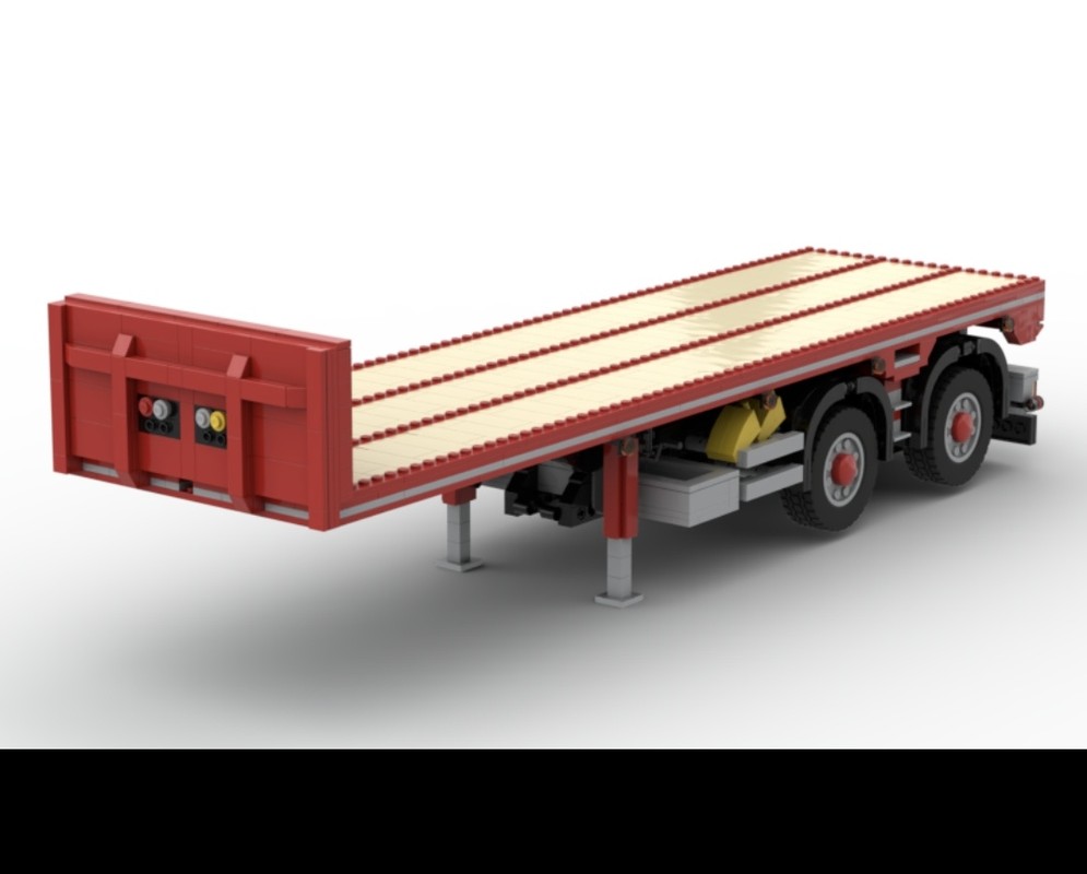LEGO MOC Trailer (for Truck) by world_of_stones95 | Rebrickable - Build ...