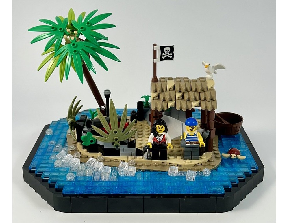 Lego Moc Castaway Cay By Captaindarknstormy Rebrickable Build With Lego