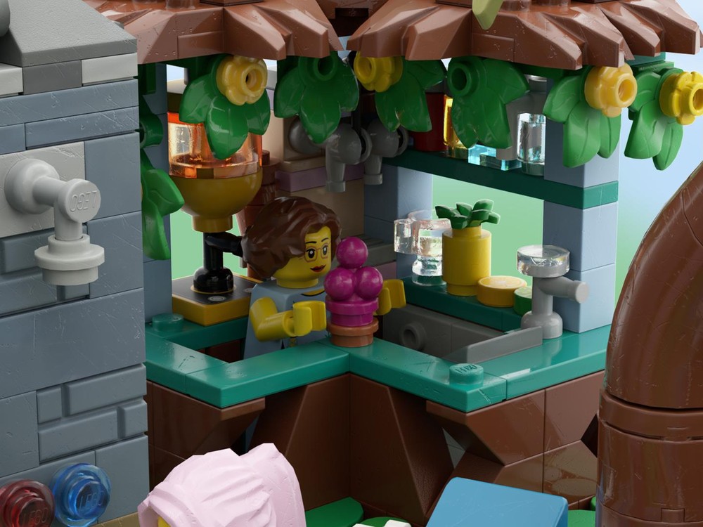 LEGO MOC Modular Swimming Pool by AchroBrickz | Rebrickable - Build ...