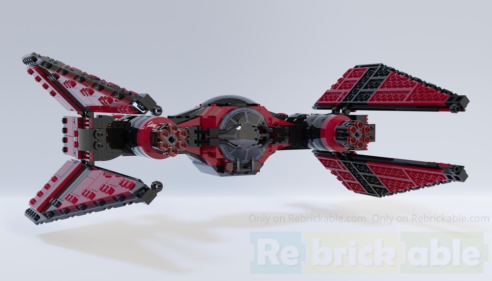 LEGO MOC TIE Spider by Baslash | Rebrickable - Build with LEGO