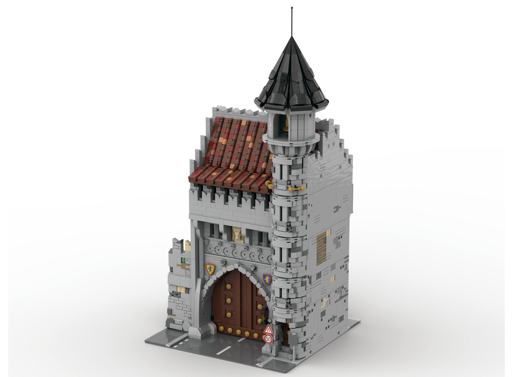 LEGO MOC K8009 - Medieval Driveway Door by kevin8 | Rebrickable - Build ...