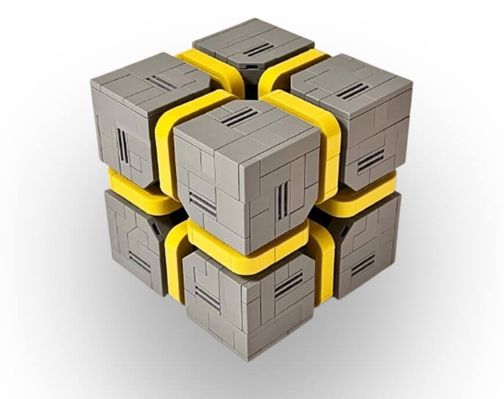 LEGO MOC Sci-Fi Caution Cube, by Zachary Steinman by Planet GBC ...