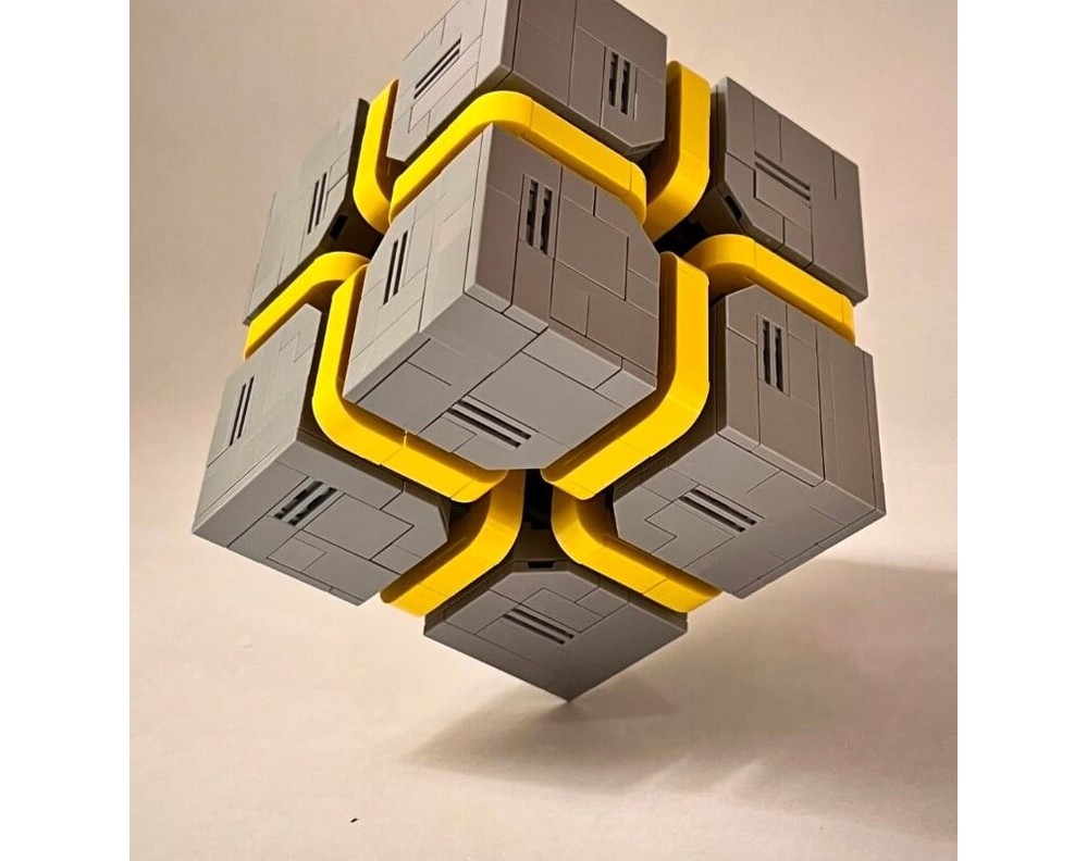 LEGO MOC Sci-Fi Caution Cube, by Zachary Steinman by Planet GBC ...