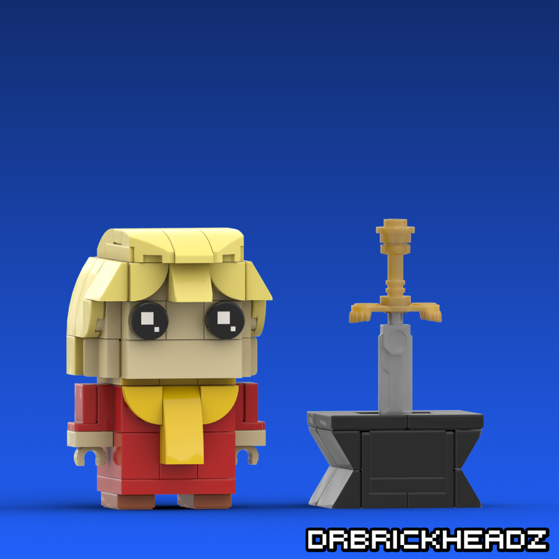 LEGO MOC Arthur Pendragon (The Sword in the Stone) Brickheadz by ...
