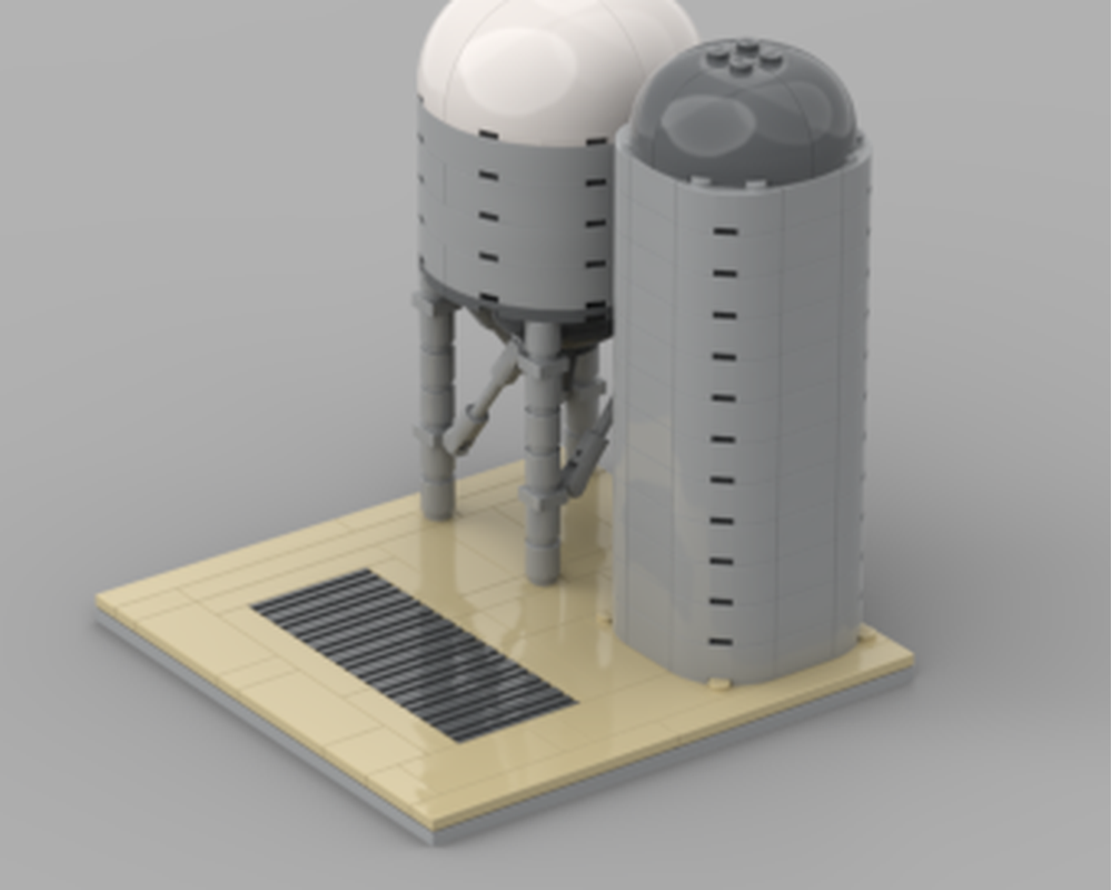 LEGO MOC Farm Silo Set by leeggoo_Creator | Rebrickable - Build with LEGO