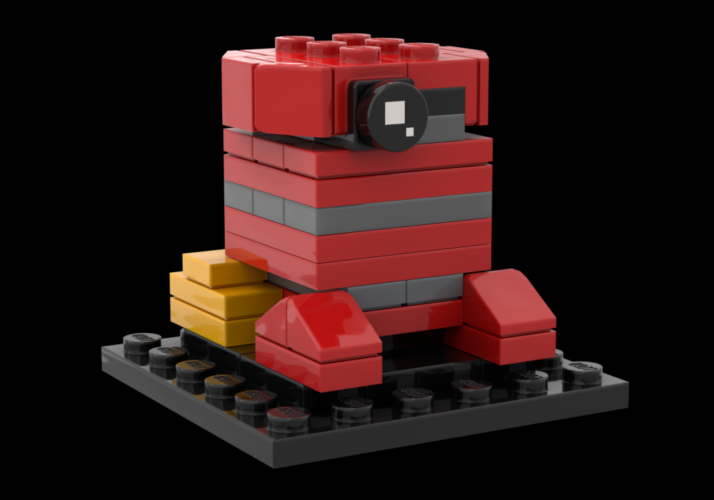 LEGO MOC B2-EMO Brickheadz by OrchardBuilds | Rebrickable - Build with LEGO