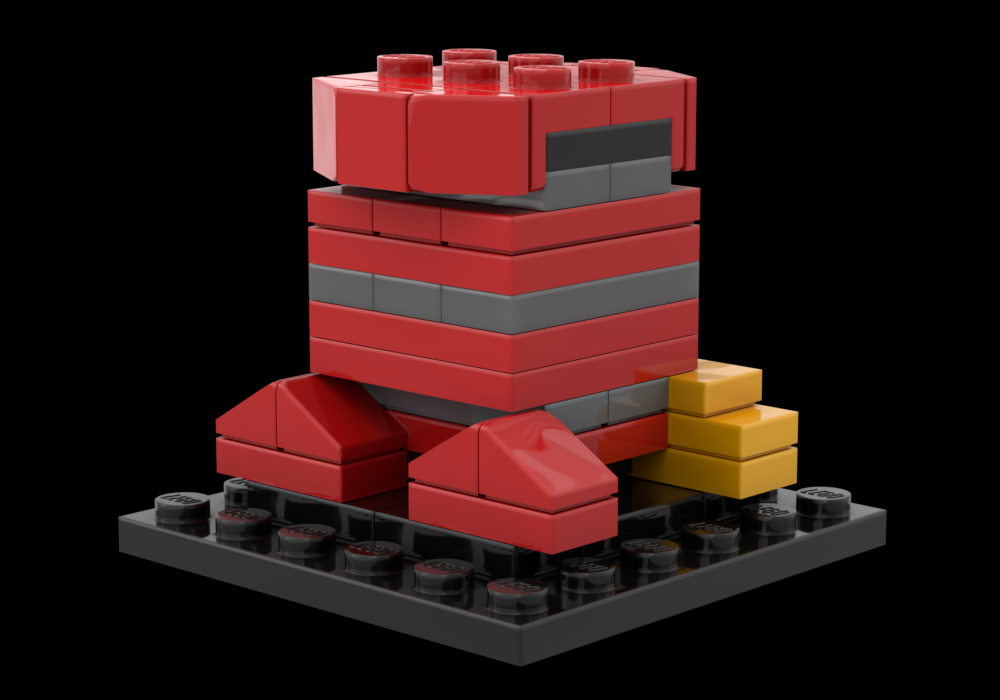 LEGO MOC B2-EMO Brickheadz by OrchardBuilds | Rebrickable - Build with LEGO