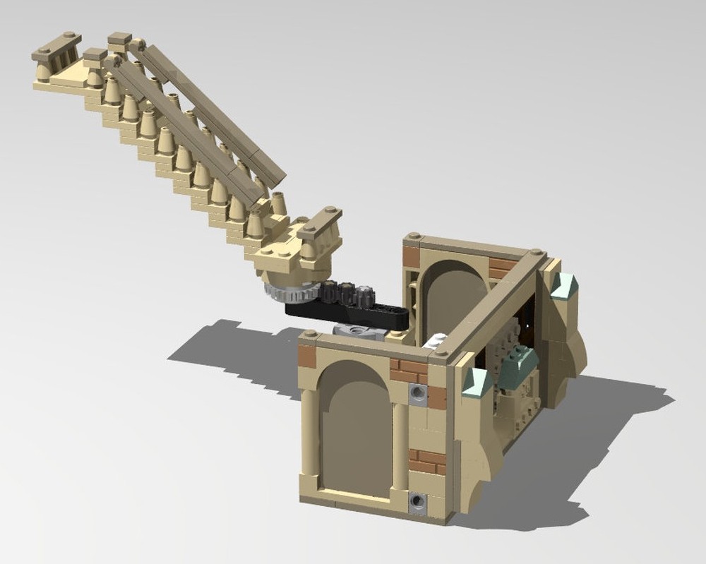 LEGO MOC motorized moving stairs by jgirden | Rebrickable - Build with LEGO
