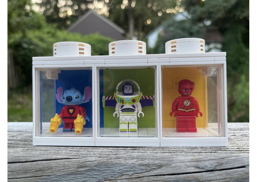 Lego Moc Build A Brick Minifigure Display By Spinbricks Rebrickable