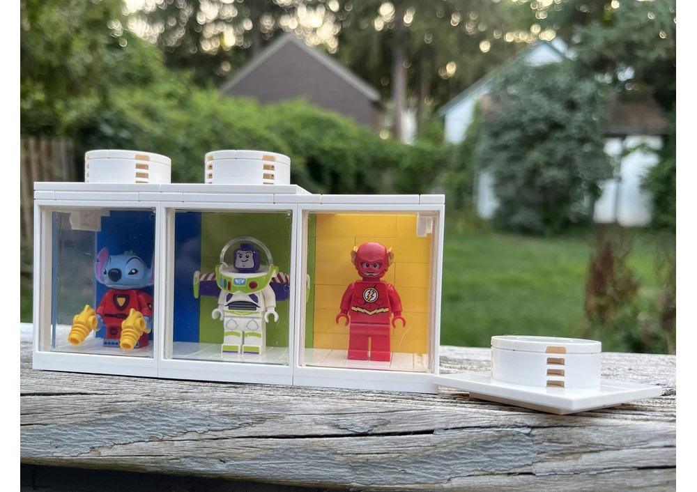 Lego Moc Build A Brick Minifigure Display By Spinbricks Rebrickable