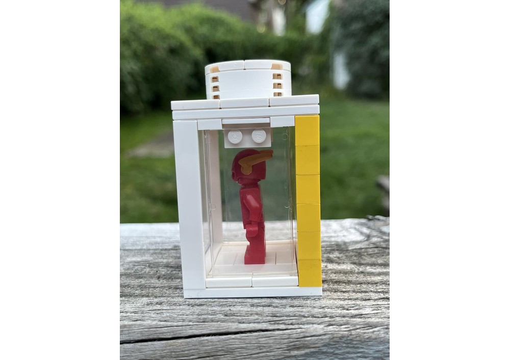 Lego Moc Build A Brick Minifigure Display By Spinbricks Rebrickable