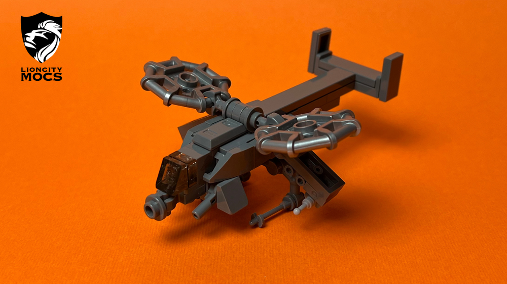 LEGO MOC Scorpion Gunship Tutorial (1:120) by Lioncity Mocs ...