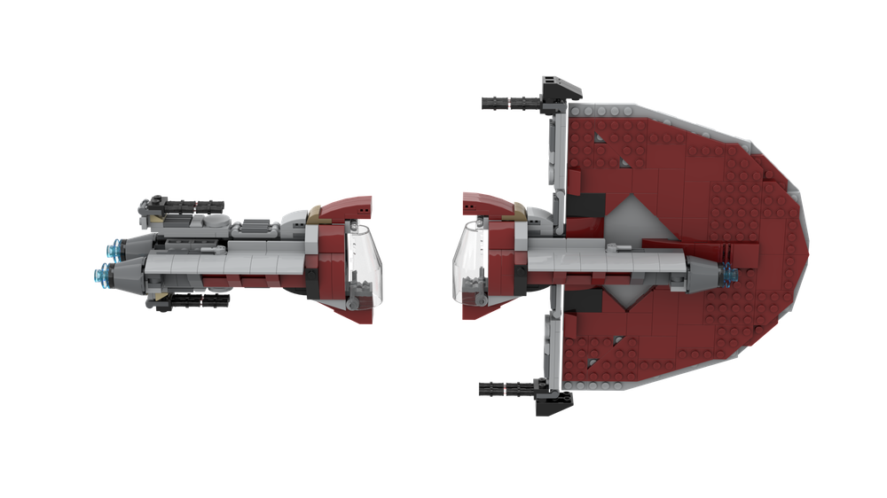 Lego Moc Ahsoka Tanos Fanblade Ginivex Class 75362 Alternative By