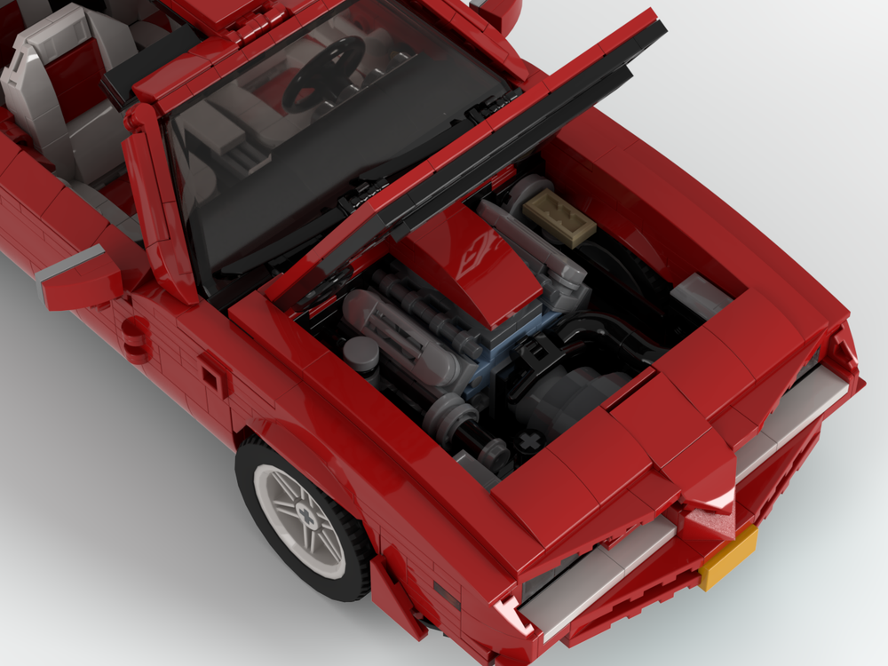 Lego Moc Trans Am Firebird By Linse Rebrickable Build With Lego