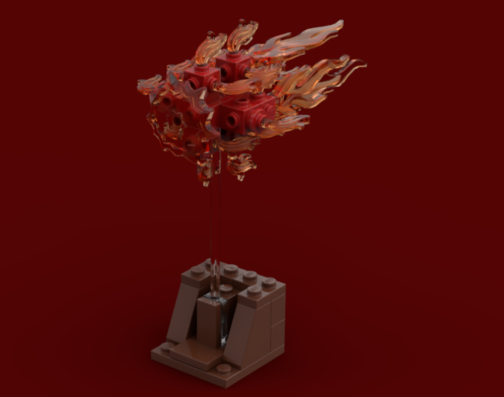 LEGO MOC Fire Ball by Mlong1013 | Rebrickable - Build with LEGO