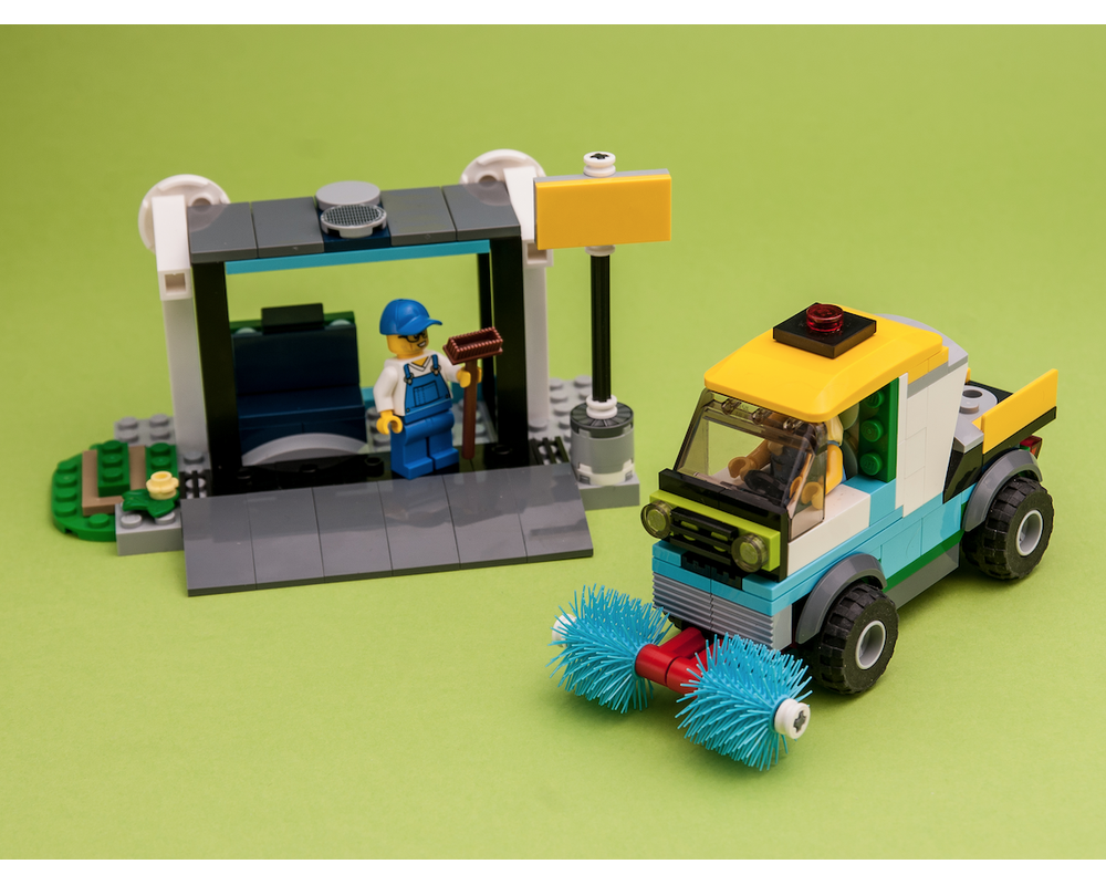 LEGO MOC 60362 Street Cleaner by Keep On Bricking | Rebrickable - Build ...