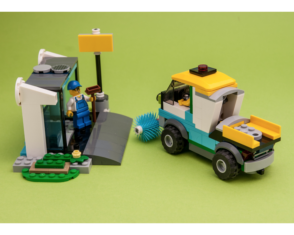LEGO MOC 60362 Street Cleaner by Keep On Bricking | Rebrickable - Build ...