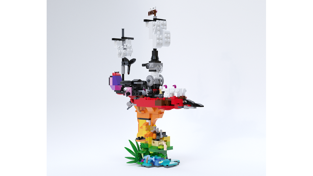 LEGO MOC-197172 Rainbow Citadel by WoodenBoxProjects | Rebrickable ...