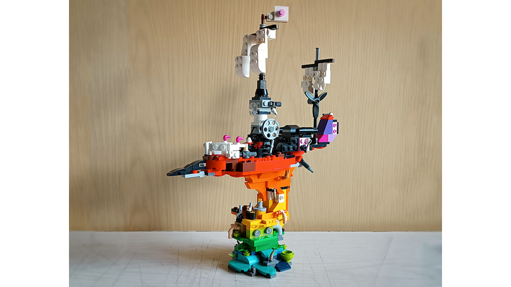LEGO MOC Rainbow Citadel by WoodenBoxProjects | Rebrickable - Build ...