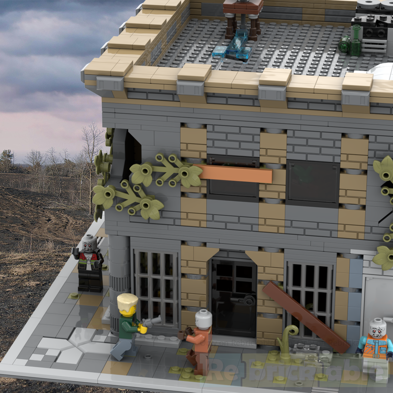 LEGO MOC Modular abandoned gunshop by LucSoleBricks | Rebrickable ...