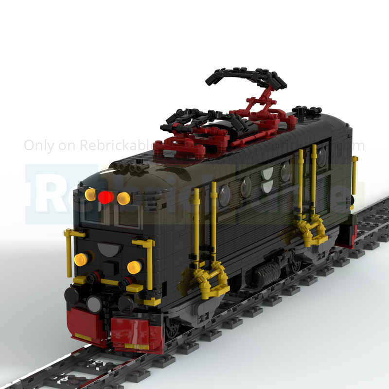 LEGO MOC 8W Swedish Train SJ RC 6 by LlGHTH0USE | Rebrickable - Build ...
