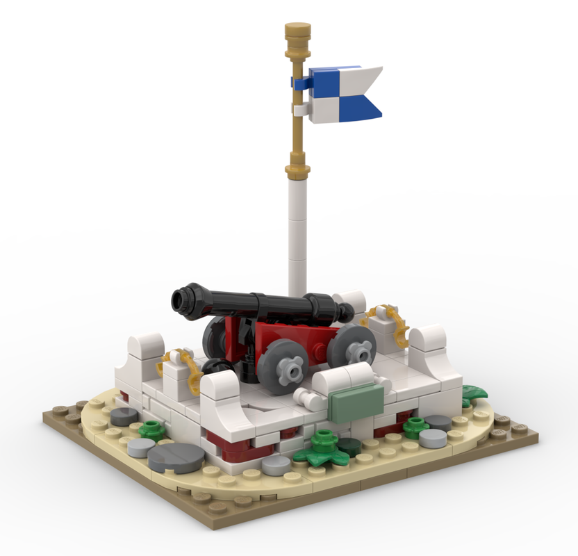 LEGO MOC Cannon Memorial by Kolonialbeamterdemartinez | Rebrickable ...