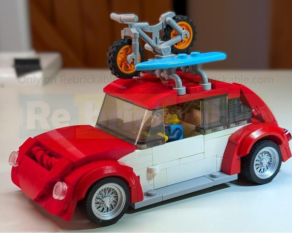 LEGO MOC 1969 Volkswagon Beetle by hwb_mocs | Rebrickable - Build with LEGO