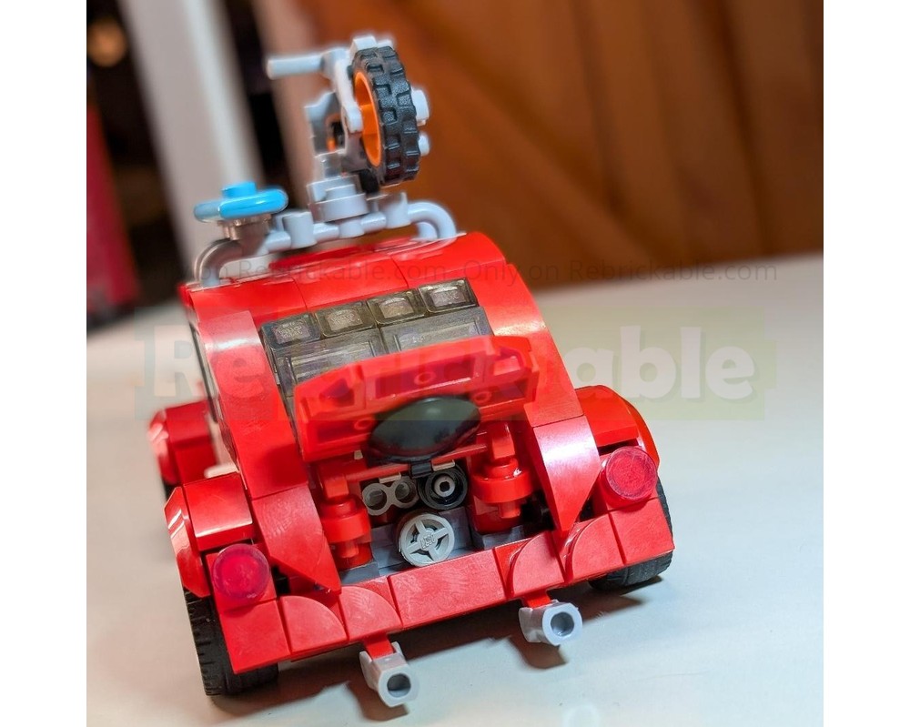 LEGO MOC 1969 Volkswagon Beetle by hwb_mocs | Rebrickable - Build with LEGO