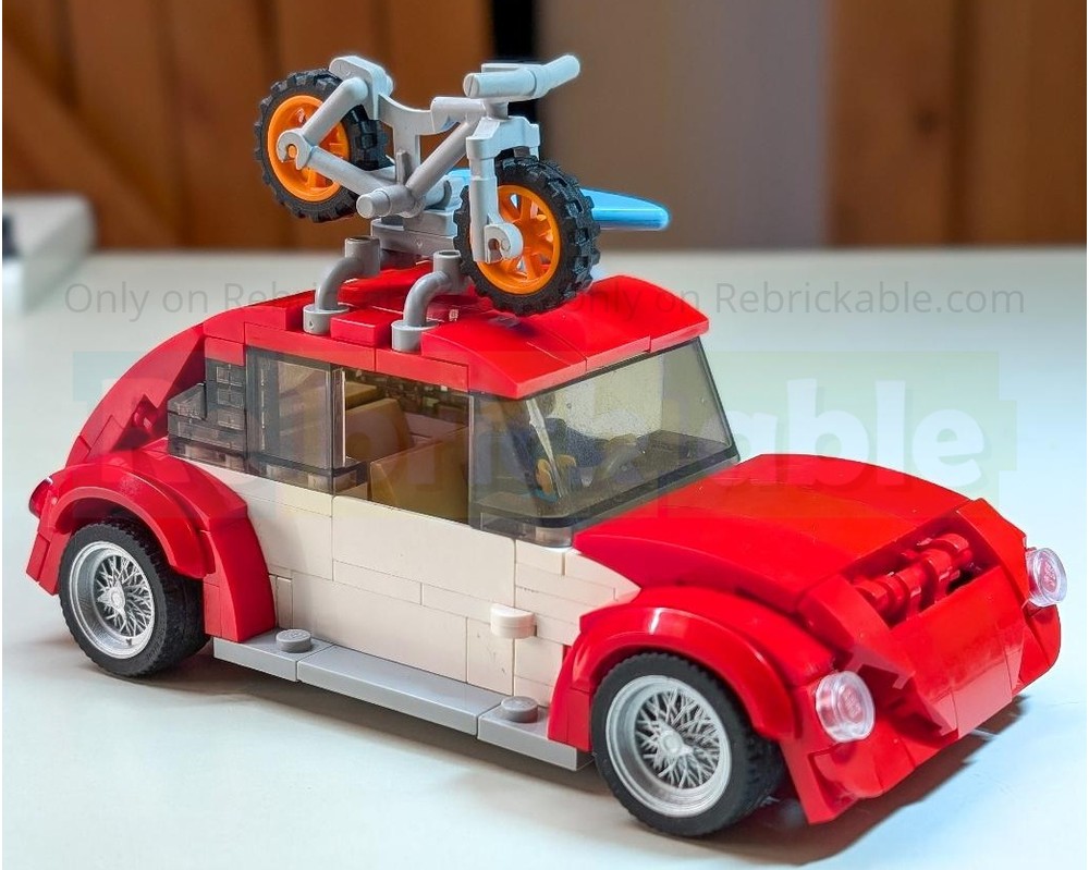 LEGO MOC 1969 Volkswagon Beetle by hwb_mocs | Rebrickable - Build with LEGO