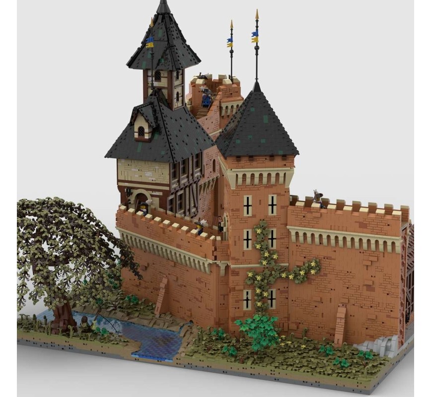 LEGO MOC City Walls - Extension by BennoBas | Rebrickable - Build with LEGO