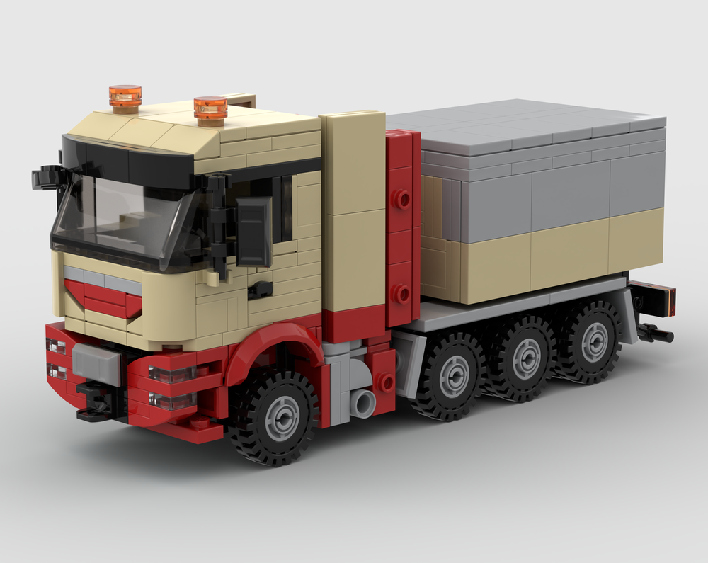 LEGO MOC MAN TGX 4-Achs Schwertransporter by Truck3er | Rebrickable ...